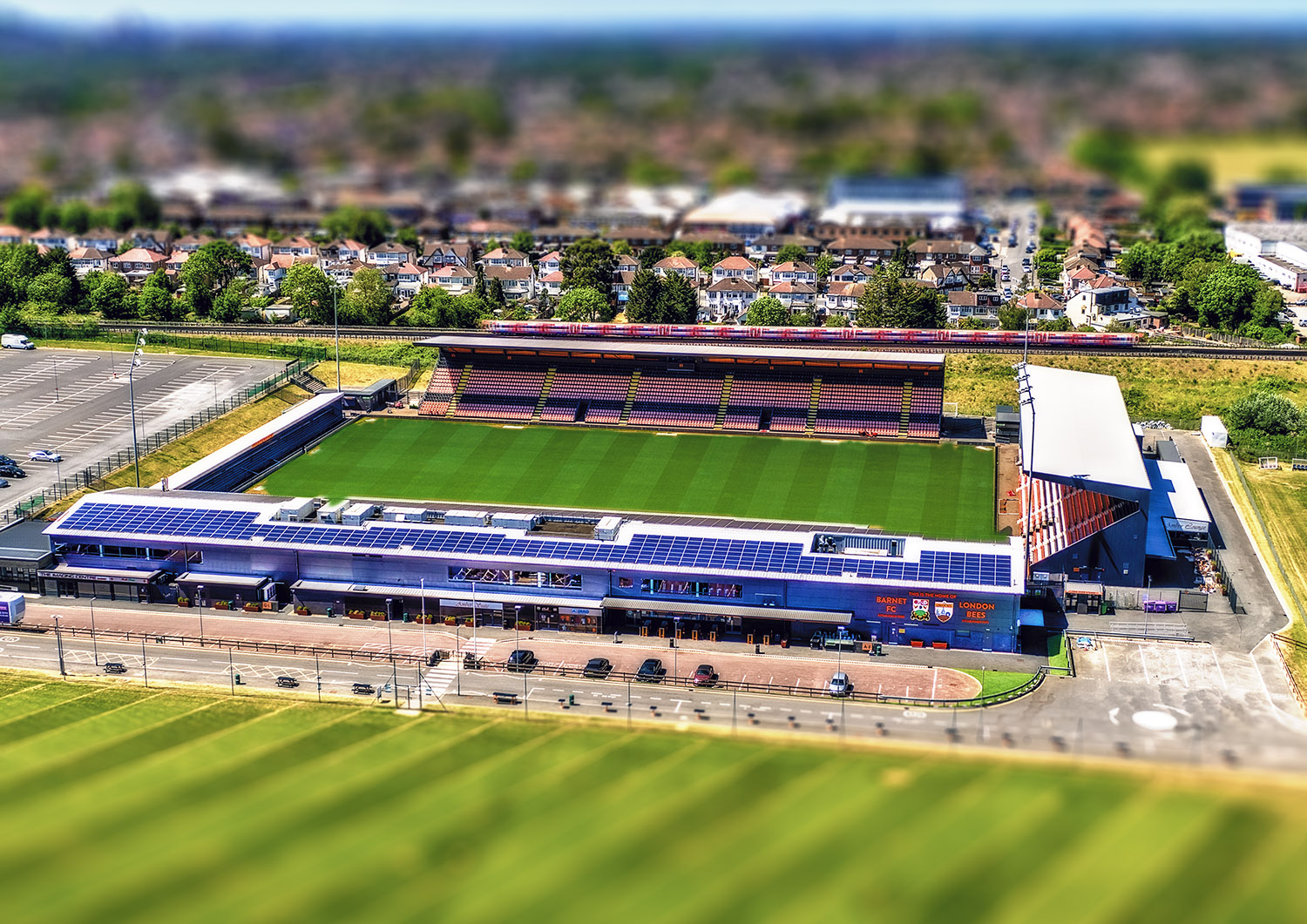 Aerial Pictures of Barnet - The Hive Stadium