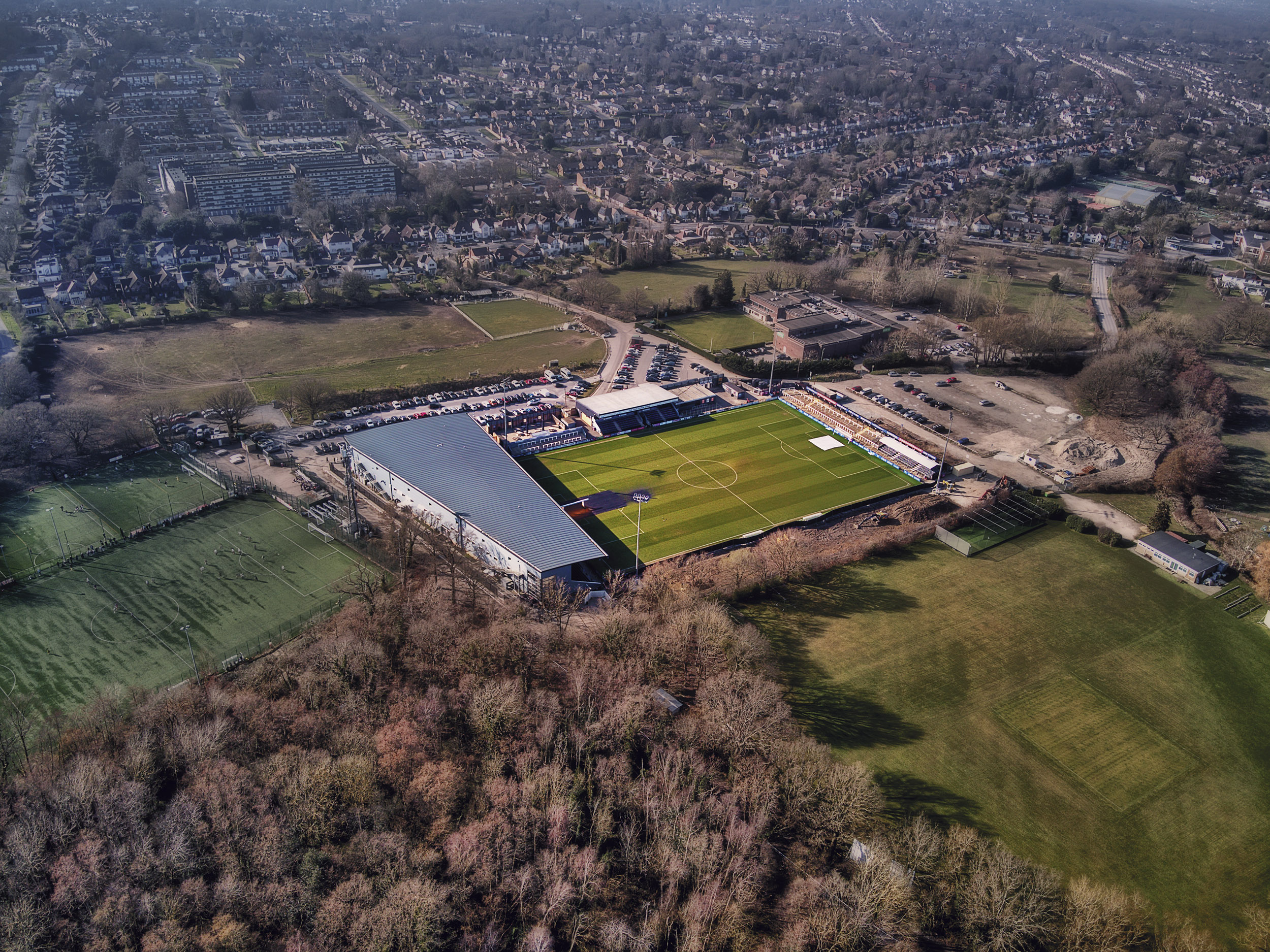 Aerial Pictures of Bromley FC - Hayes Lane