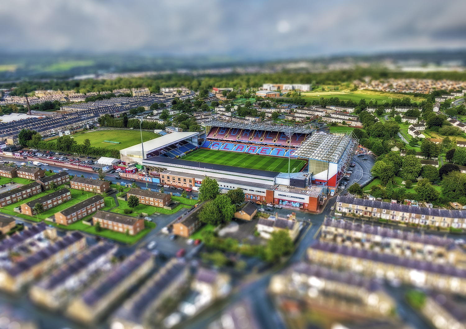 Aerial Pictures of Burnley FC - Turf Moor