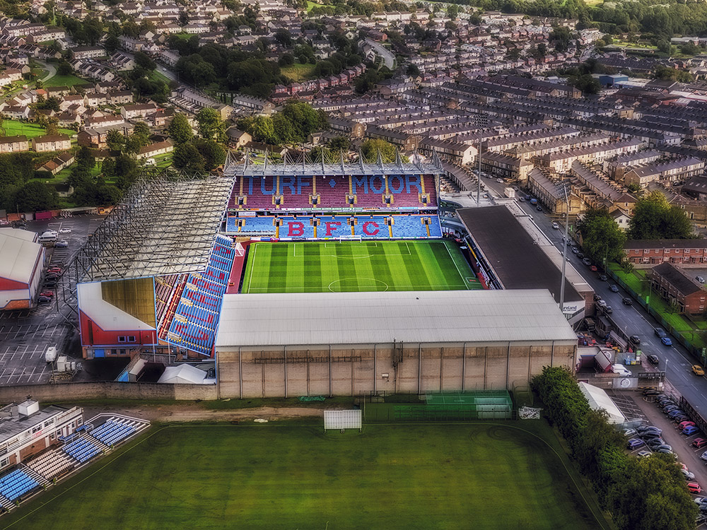Aerial Pictures of Burnley FC - Turf Moor