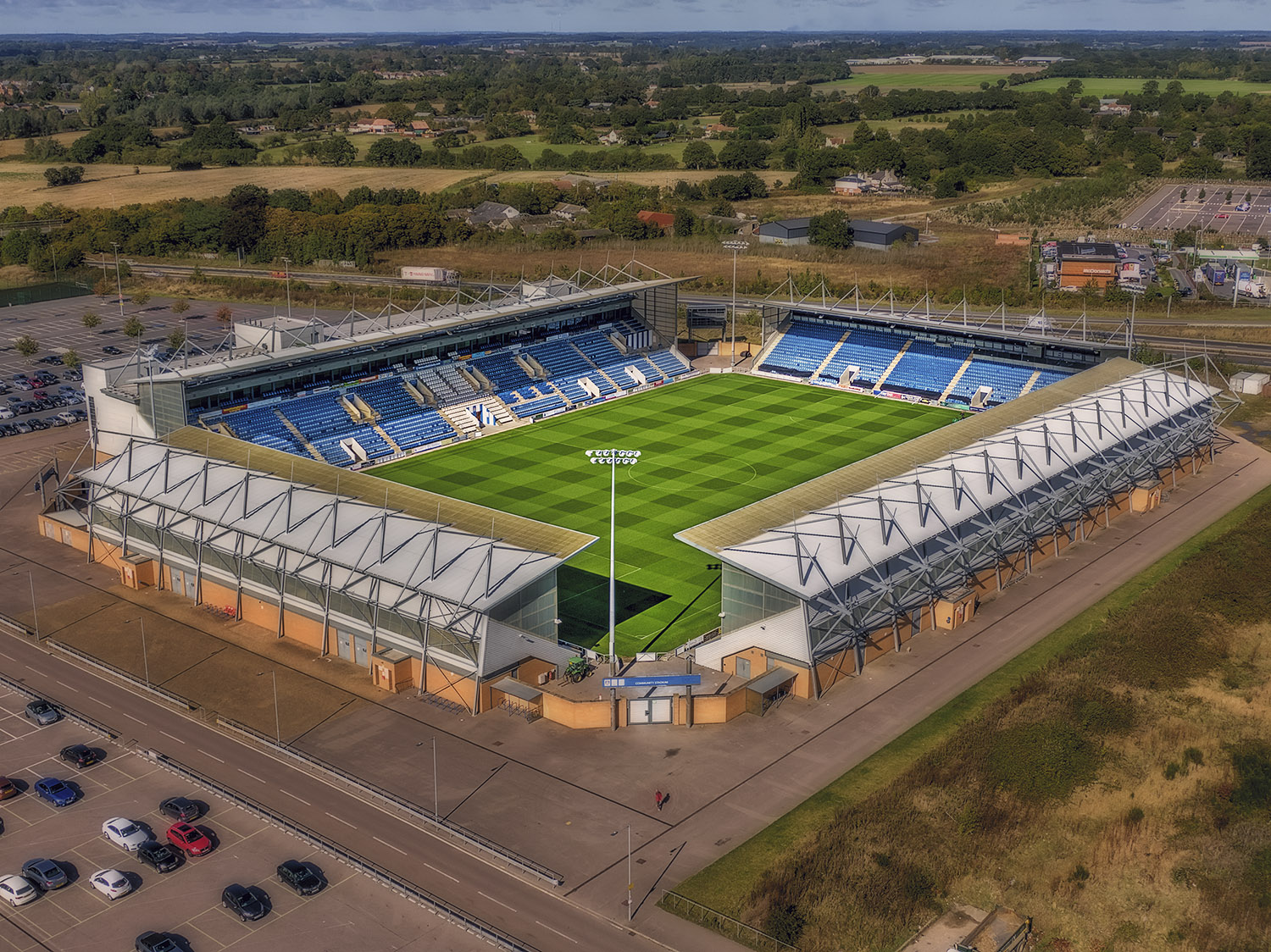 Aerial Pictures of Colchester United - JobServe Community Stadium