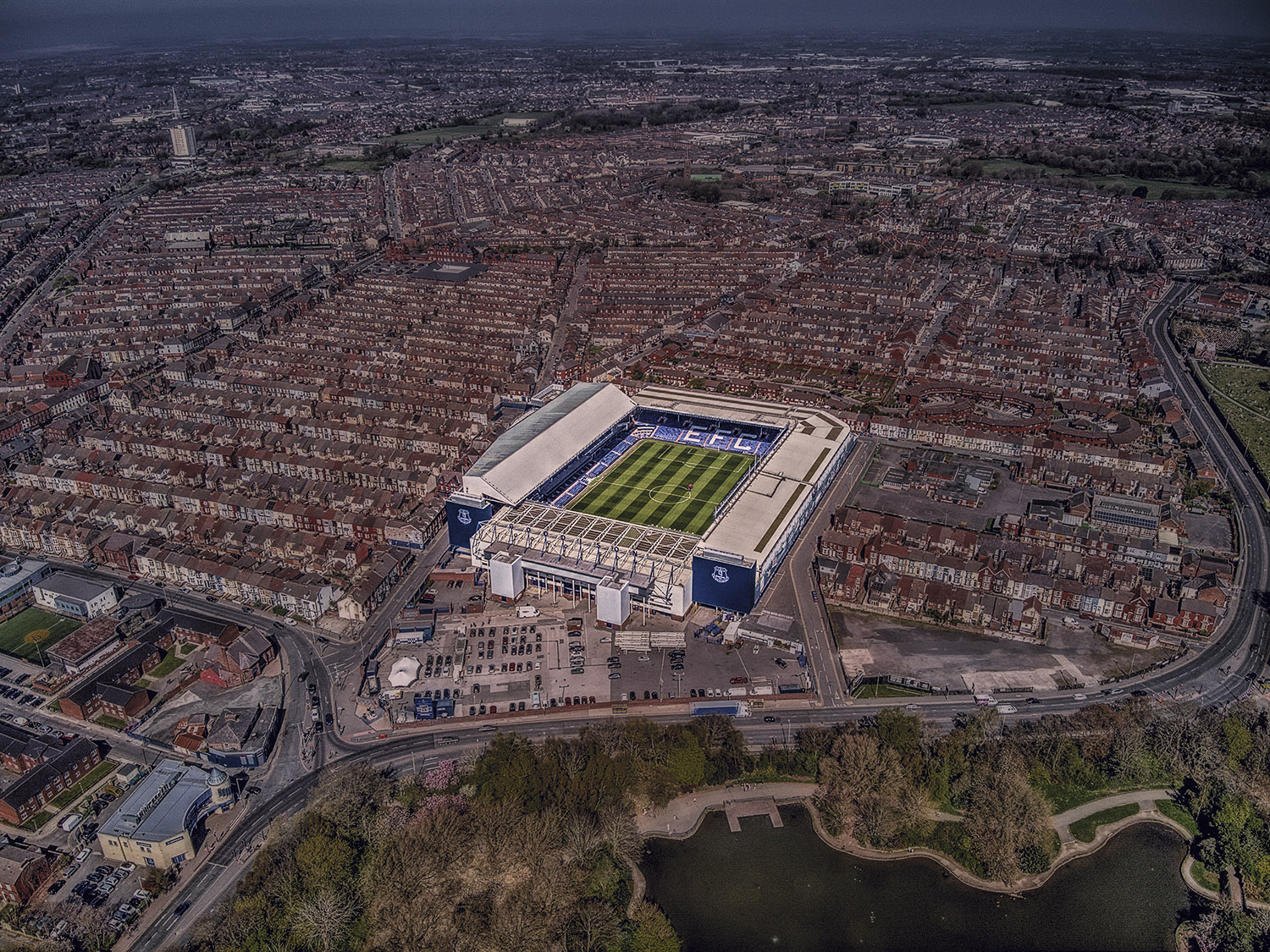 Aerial Pictures of Everton FC - Goodison Park