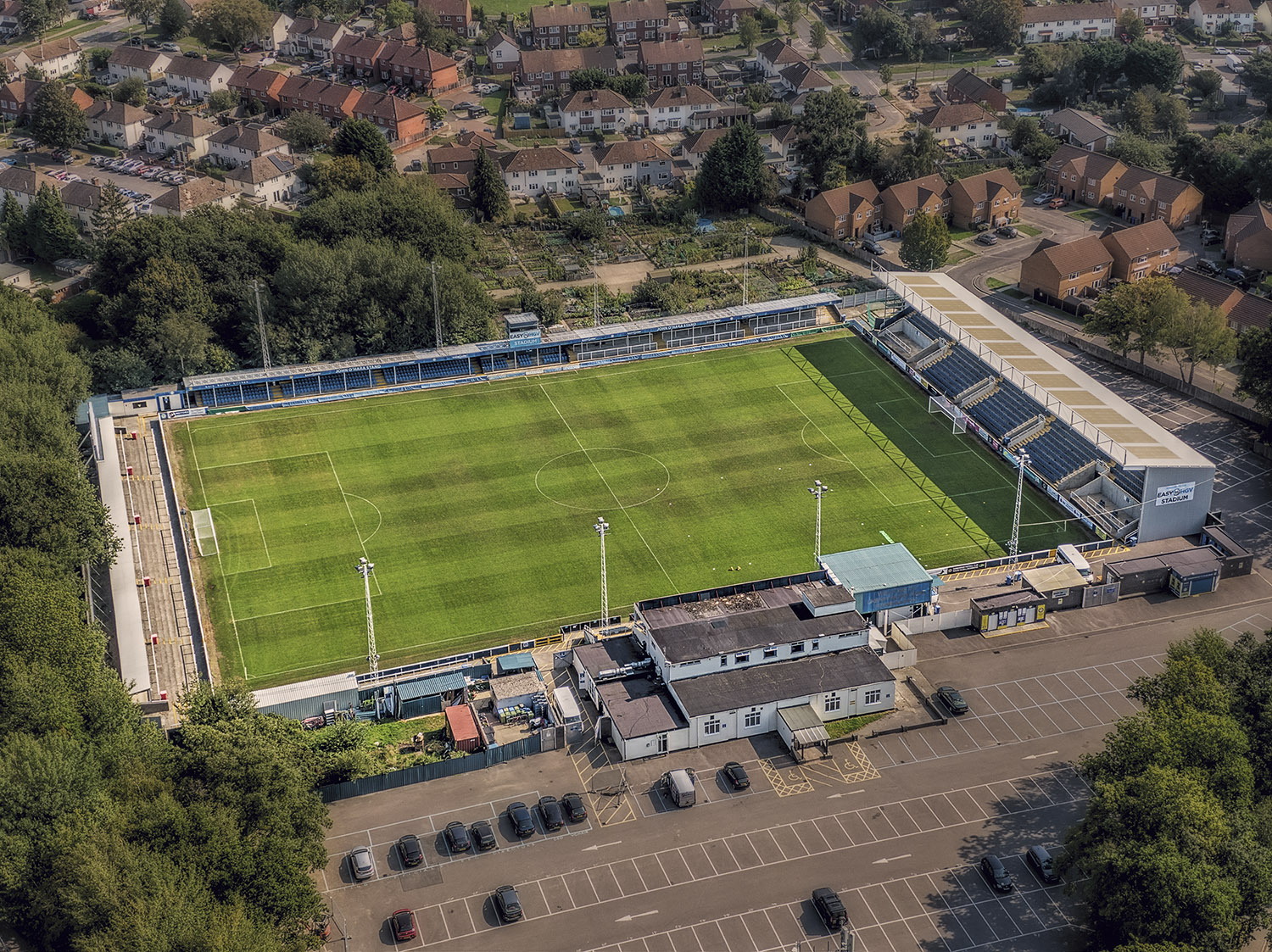 Aerial Pictures of Farnborough FC - Cherrywood Road