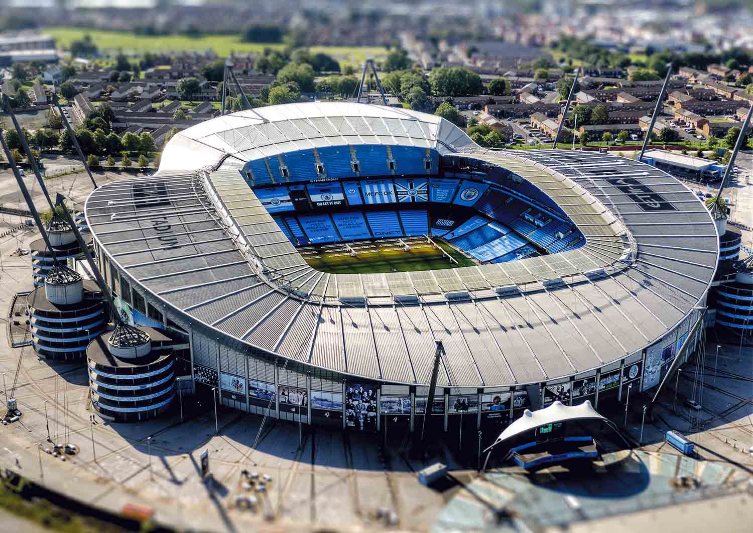 Aerial Pictures of Manchester City - Etihad Stadium