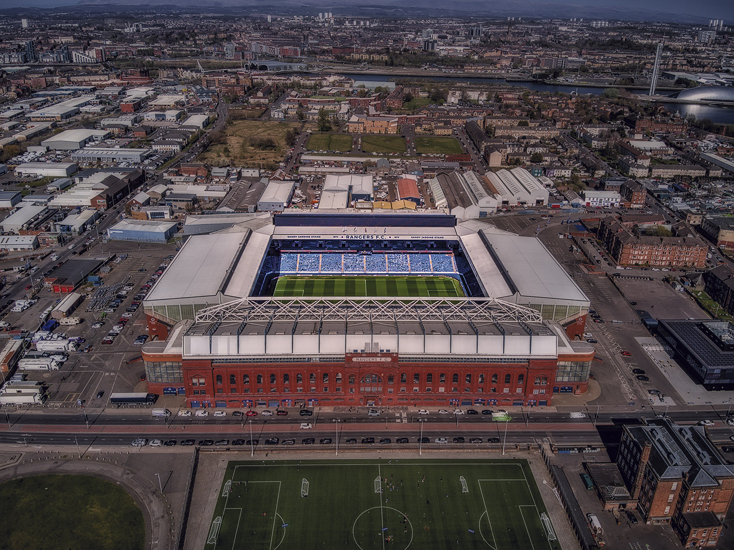 Aerial Pictures of Rangers FC - Ibrox