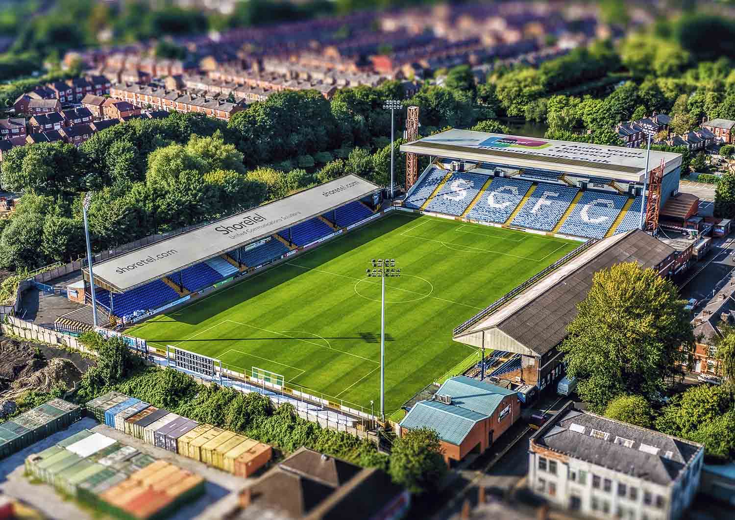 Aerial Pictures of Stockport County - Edgeley Park