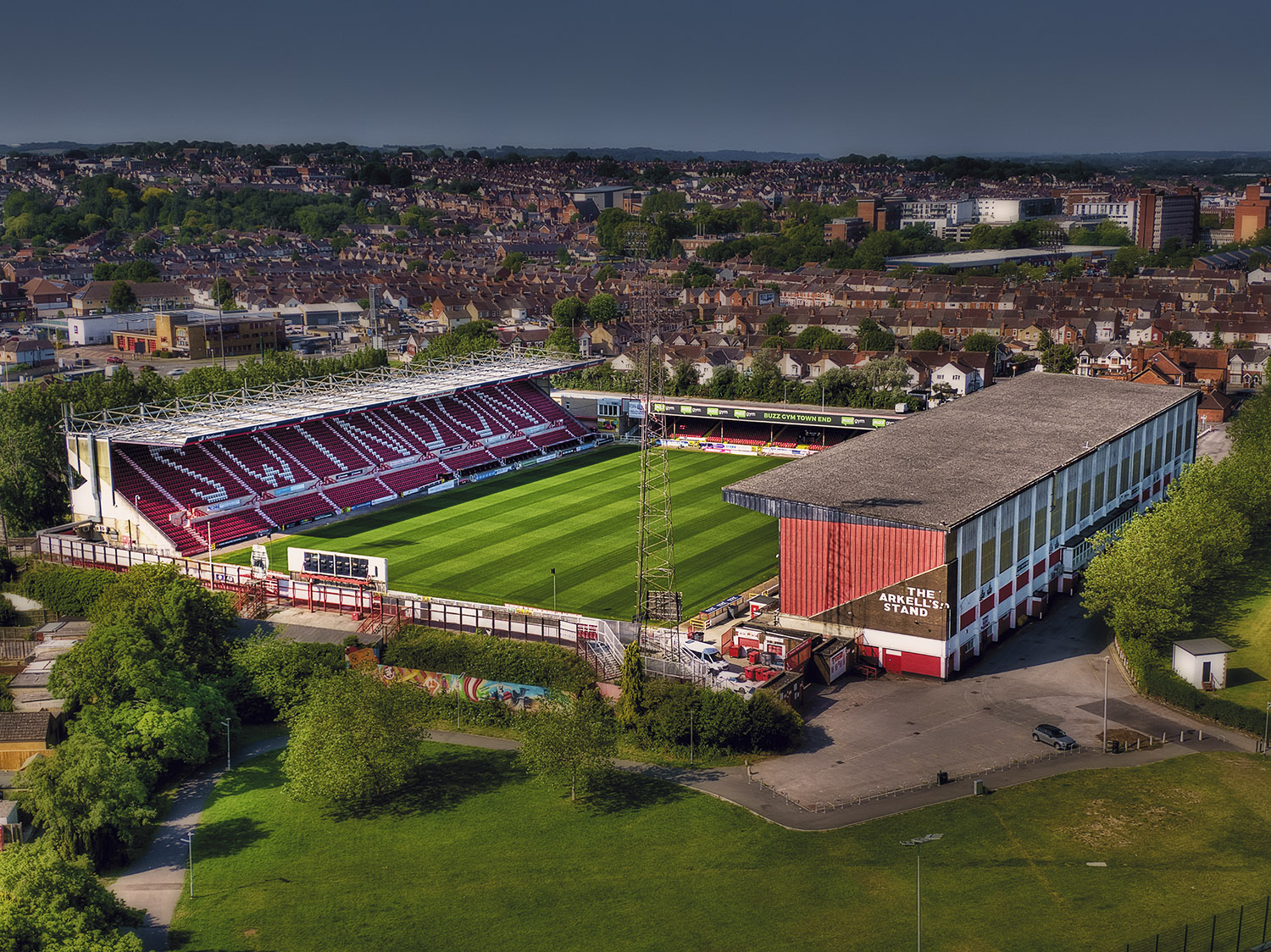 Aerial Pictures of Swindon Town FC - The County Ground