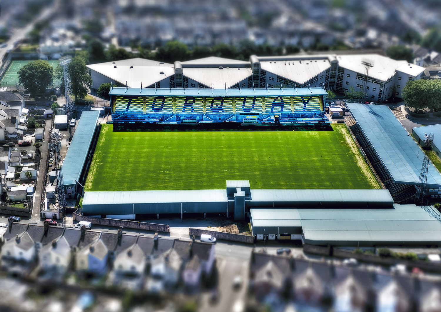 Aerial Pictures of Torquay United - Plainmoor