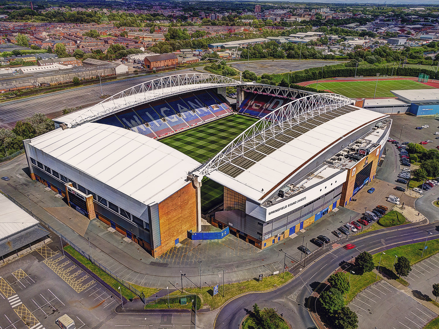 Aerial Pictures of Wigan Athletic - DW Stadium