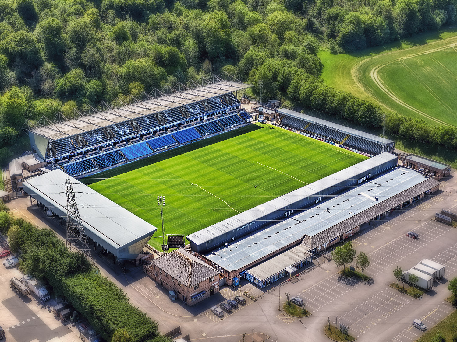 Aerial Pictures of Wycombe Wanderers - Adams Park